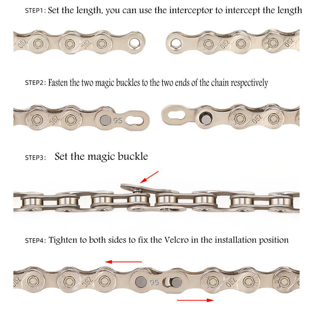 6 7 8 9 18 21 24 27 Speed Bike Chain Stretch-Proof Links For Campy SRAM ...