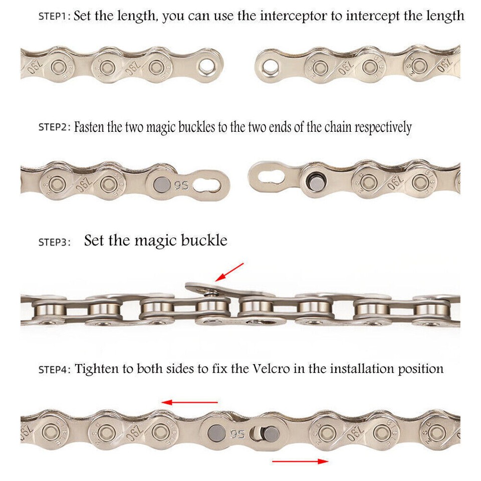 6 7 8 9 18 21 24 27 Speed Bike Chain Stretch-Proof Links For Campy SRAM ...