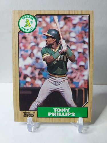 1987 Topps Baseball #188 Tony Phillips Oakland Athletics | eBay