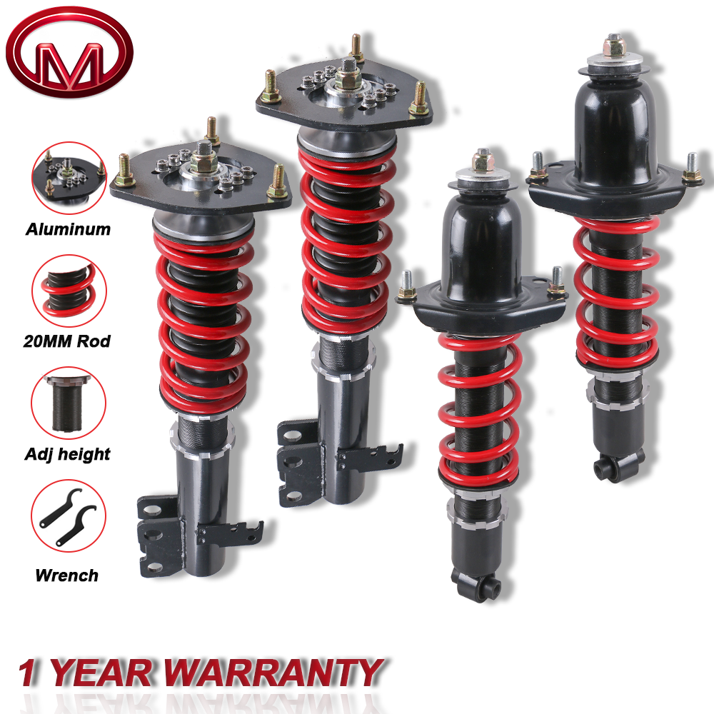 4Pcs Steel Full Coilover Struts kits For 2000-06 Toyota Celica 1.8L GT ...