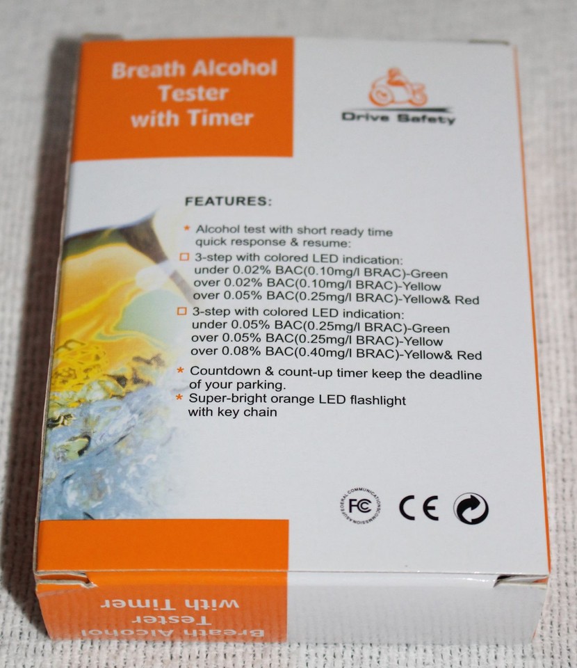 Breath Alcohol Tester with Timer Novelty Item Only | eBay