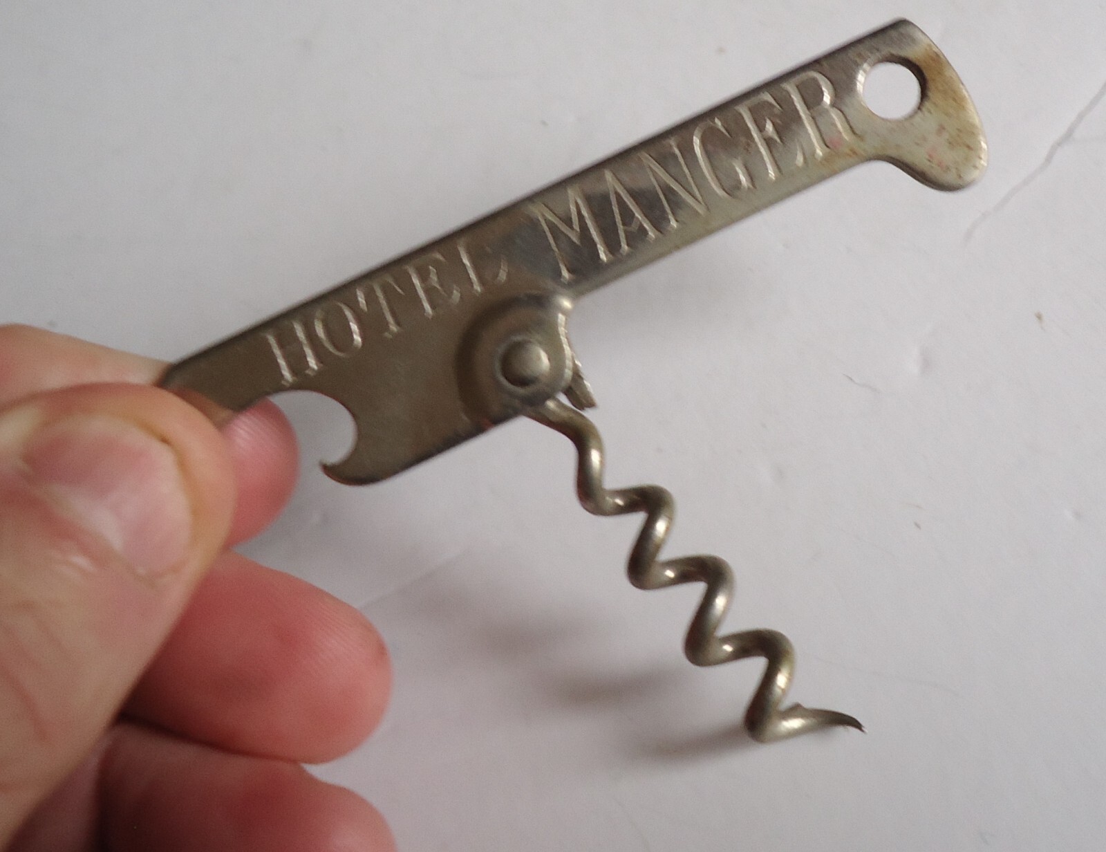 Antique Corkscrew Hotel Manger ( renamed Hotel Madison ) Boston | eBay