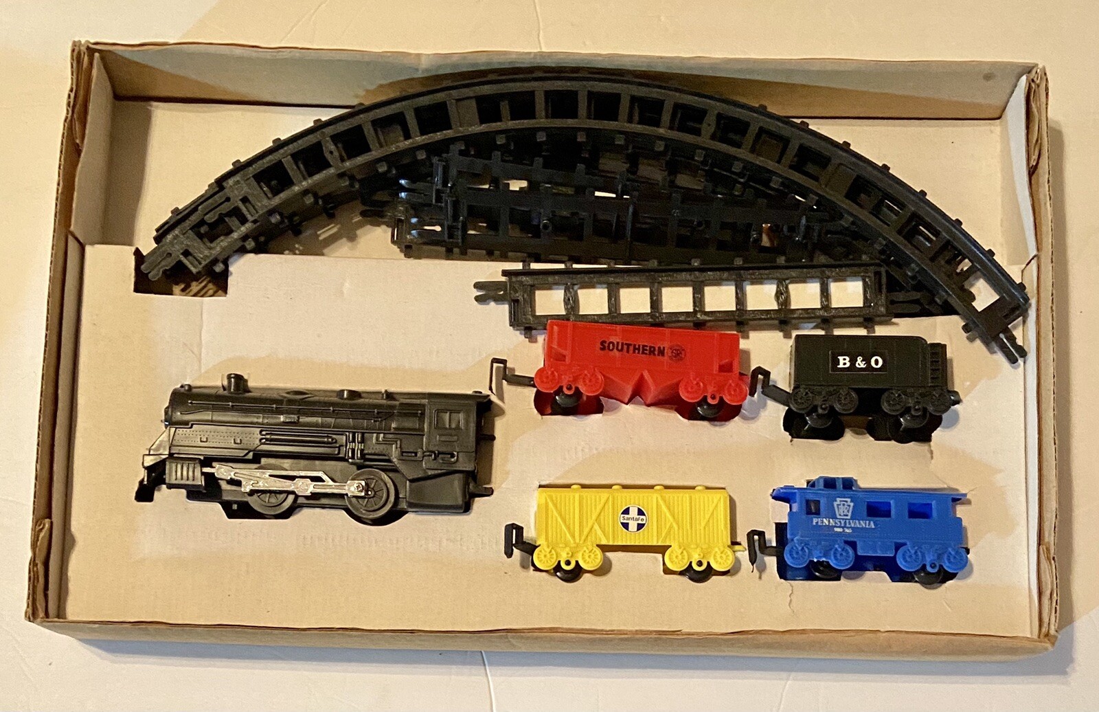 Vintage 1987 DSI Deluxe Trans-American Train Set Battery Operated 9 FT ...