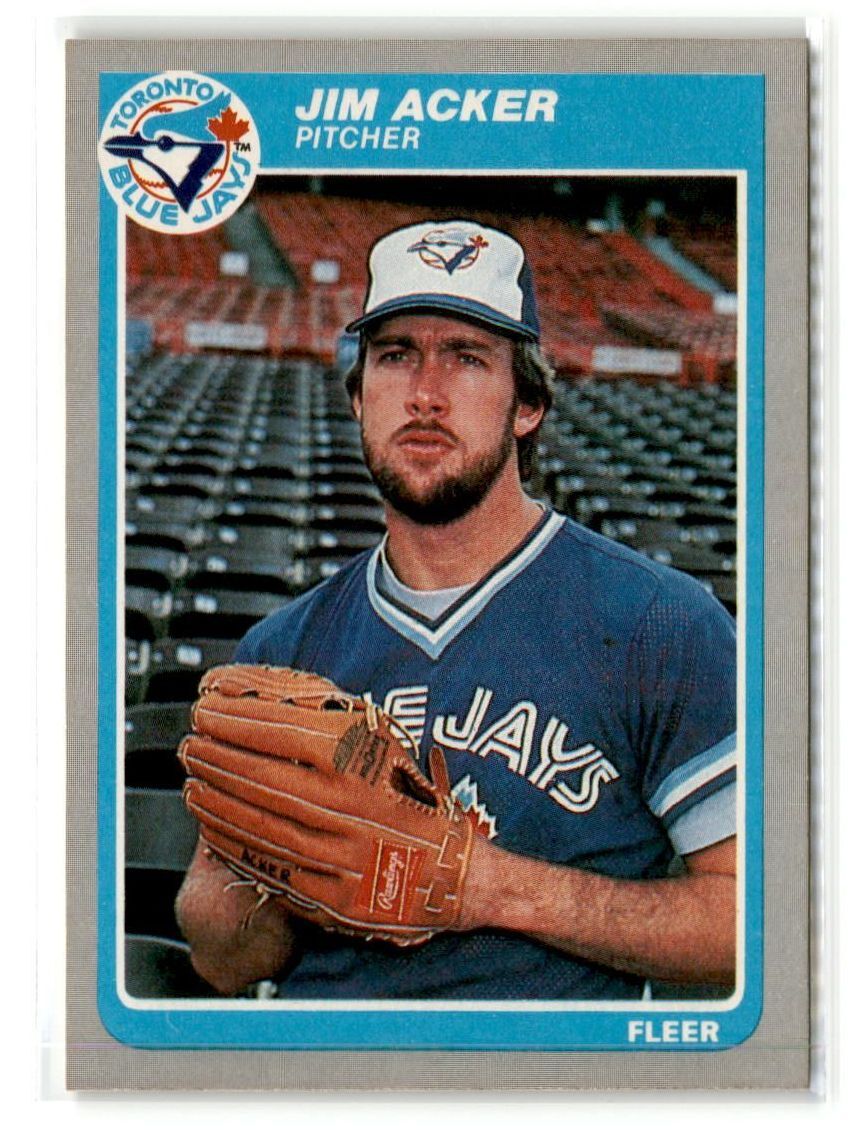 1985 Fleer - #96 Jim Acker for sale online | eBay