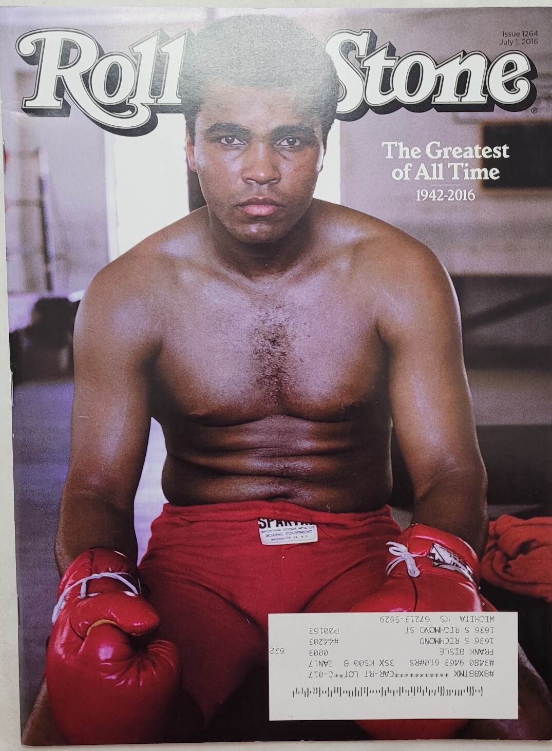 MUHAMMAD ALI DEATH In memoriam Rolling Stone ISSUE 1264 July 2016 Keith ...