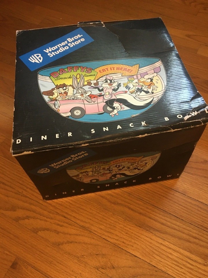 Warner Brothers Diner Snack Bowl Daffys Snack O Rama With Orginal Box ...