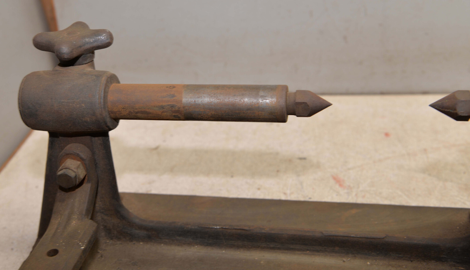 Rare Indian Motorcycle Hendee Mfg flywheel truing stand bench center ...