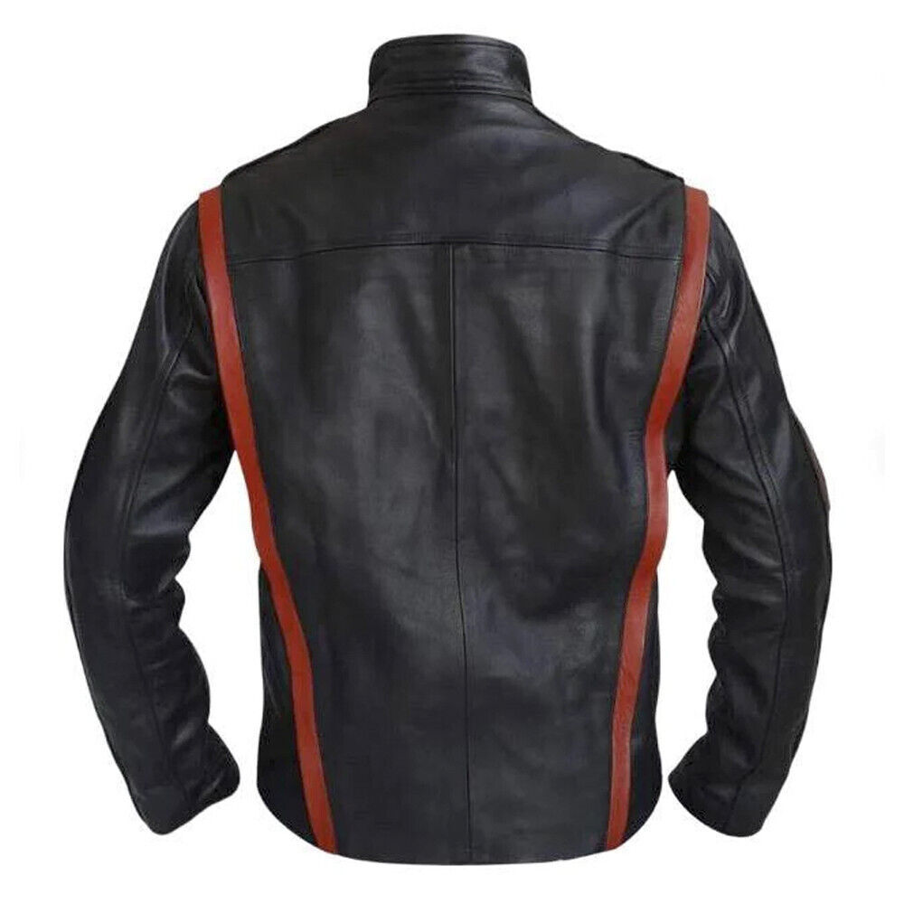 Mass Effect N7 Men's Commander Shepard New Gaming Genuine Leather ...