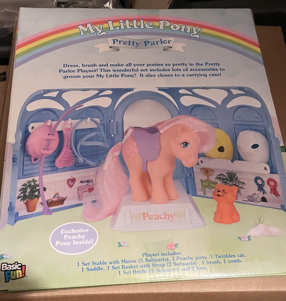 2018 My Little Pony Classic 35th Anniversary PRETTY PARLOR PLAYSET ...