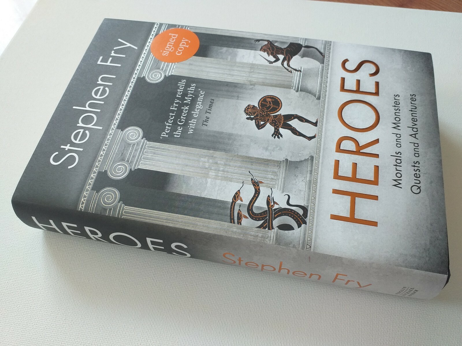 Signed First edition Stephen Fry Heroes | eBay UK