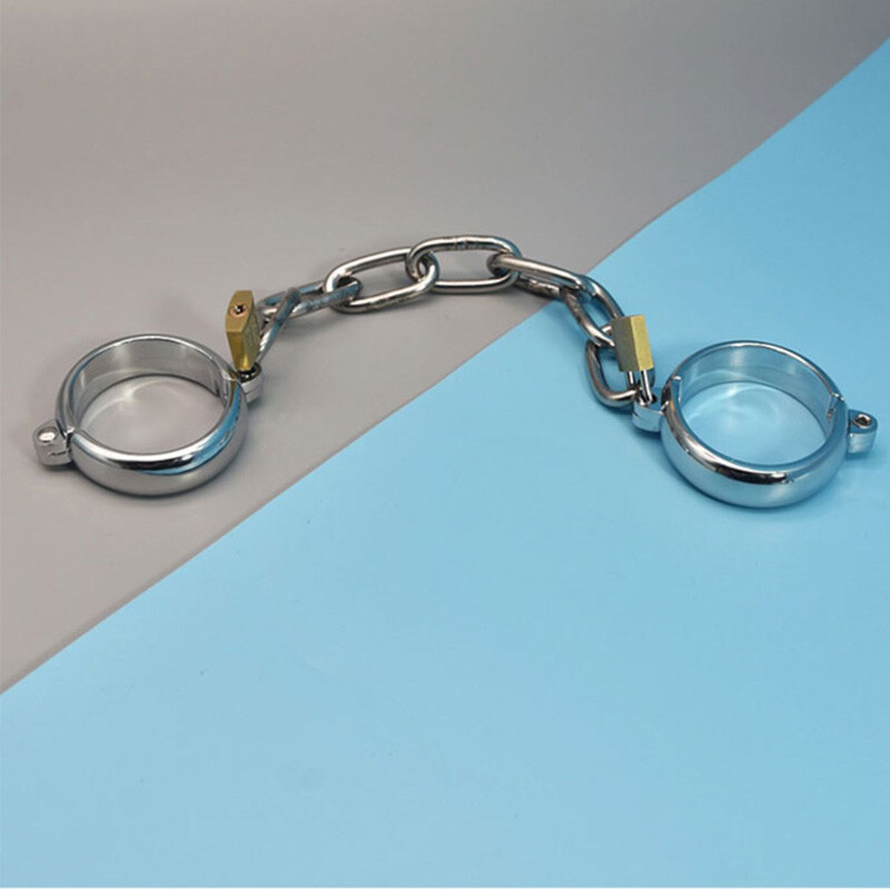 Handschellen Fußfesseln Halsband Bondage Fesselset Metall BDSM Fetisch ...