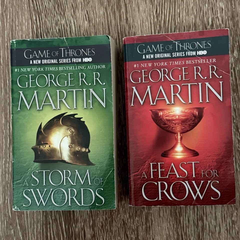 Game of Thrones softcover, Complete Set of 5 books by George RR Martin ...