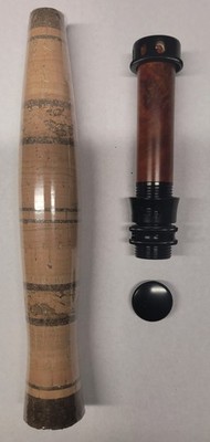 Fly Rod Cork Handle with Black Reel Seat Burlwood Insert | eBay