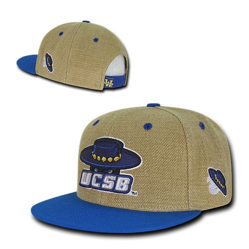 UC Santa Barbara Gauchos UCSB Jute Flat Bill Baseball Ball Cap Hat | eBay