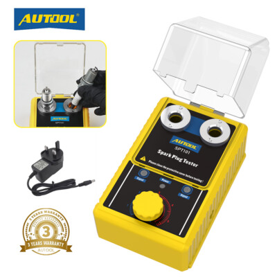AUTOOL ® Ignition Spark Plug Tester Dual Hole Ignition Analyzer Tool UK ...