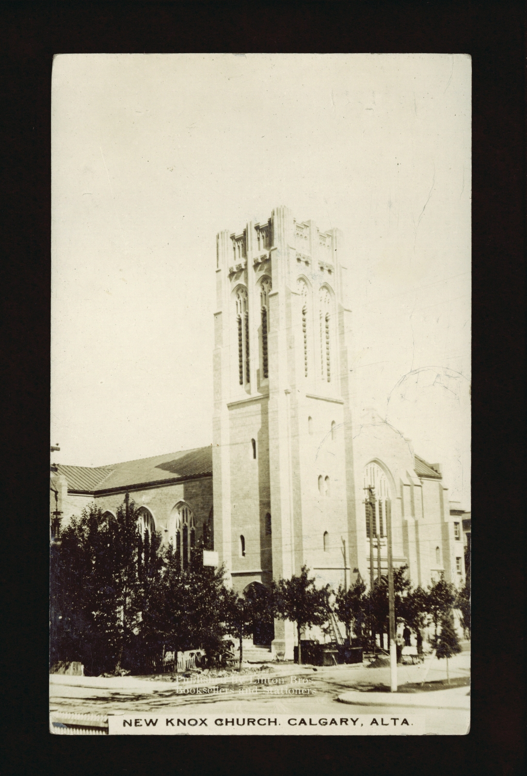 New Knox Church Calgary Alberta Front and left side view of Knox - Old ...