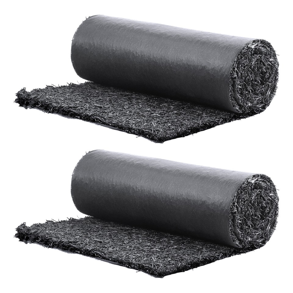 Rubber Mulch Roll for Landscaping 8ft x 22inch Rubber Mulch Mat Pathway ...
