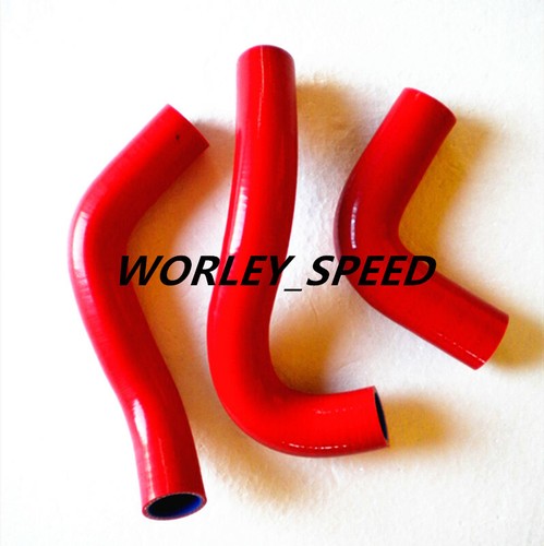 RED SILICONE RADIATOR HOSE FOR SUZUKI SWIFT GTI SPORT/MK5 W MK4/M15 M16 ...