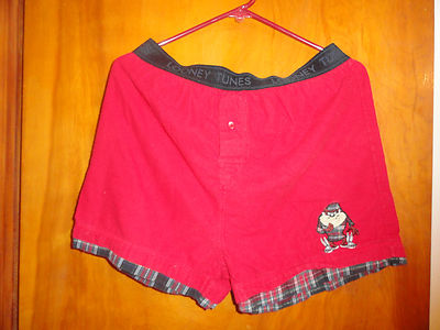 MEN'S BLACK "TAZMANIAN DEVIL" BOXERS-SIZE LARGE | eBay