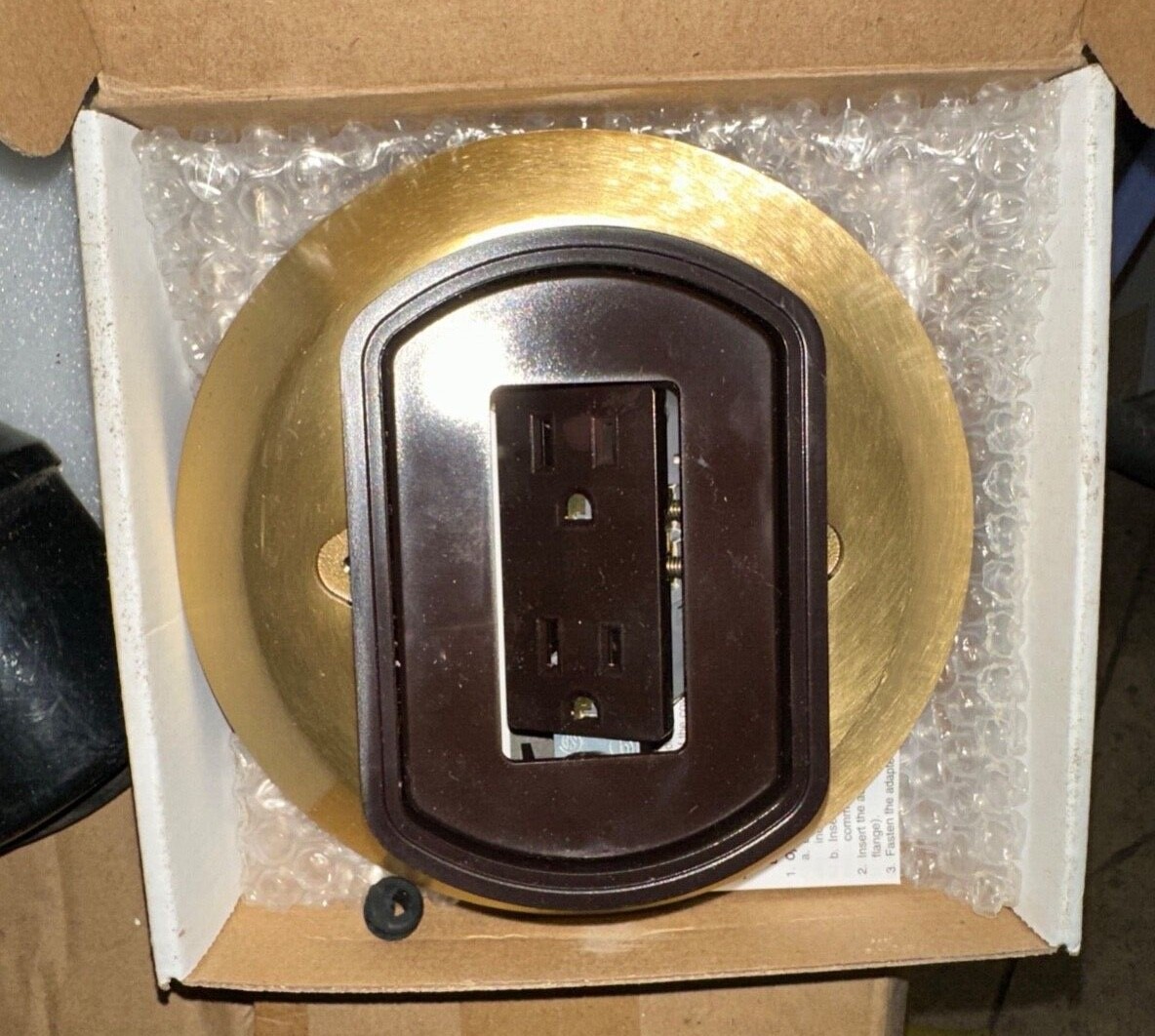 Trade Master TM1542-CF Brass Floor Box Cover - for sale online | eBay