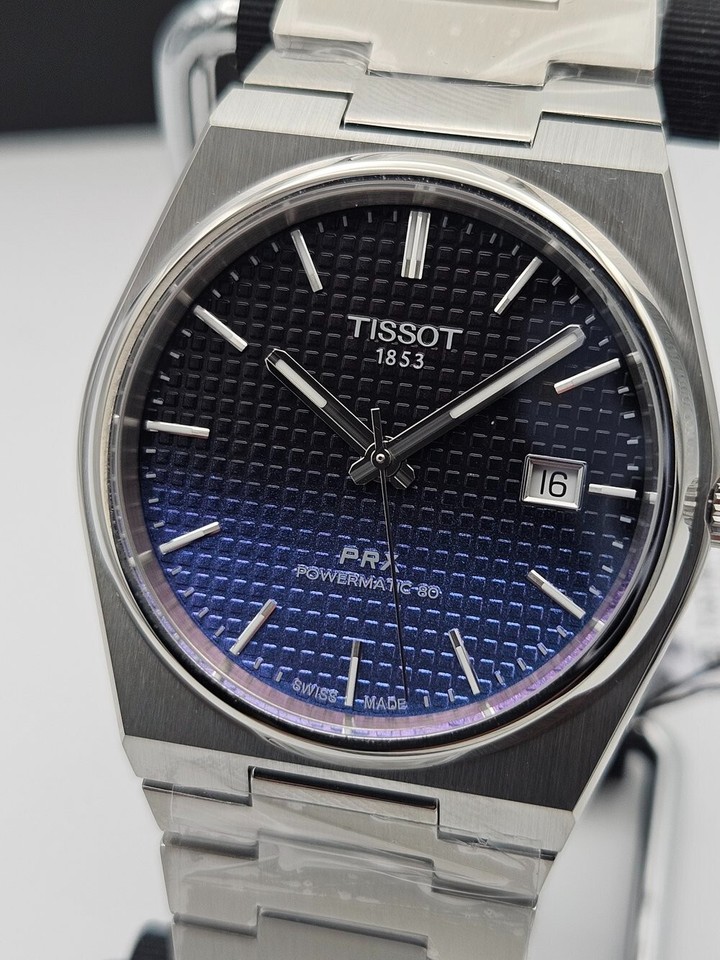 Tissot PRX Gradient Powermatic 80 T137.407.11.051.01 Men's Wristwatch ...