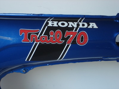 Honda CT70 Trail 70 HKO 2pc. Body/Frame Decal/Sticker Set 70-71 (MFG ...
