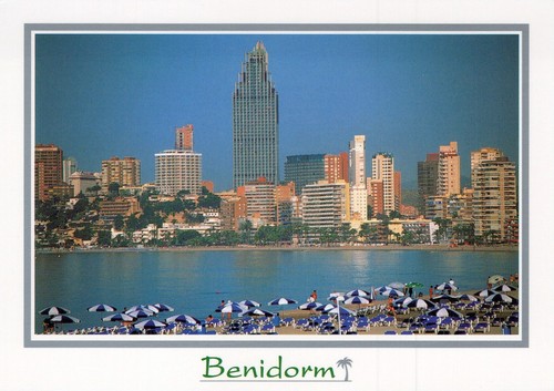 SPAIN POSTCARD Benidorm Costa Blanca Alicante Valencia España ...