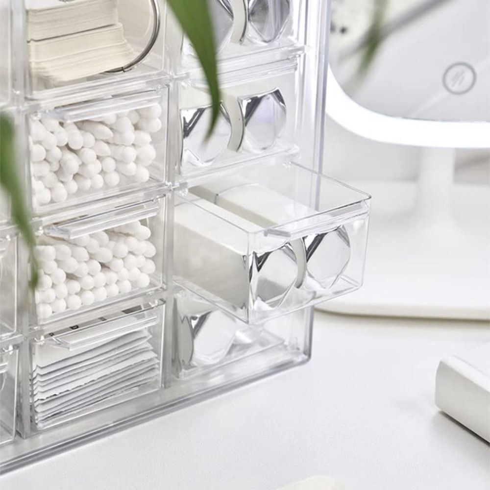 Plastic Jewelry Storage Box Hand Ledger Divided Storage Box Office | eBay