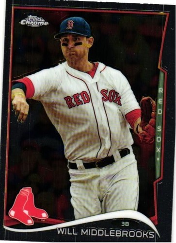 2014 TOPPS CHROME BASEBALL WILL MIDDLEBROOKS CARD #47 | eBay