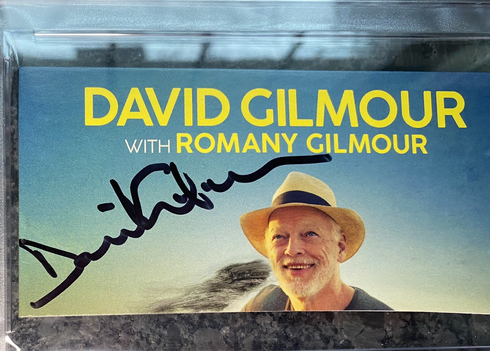 David Gilmour Pink Floyd Signed Autograph CD Cover Cut PSA/DNA ...