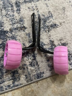 Bicycle Training Wheels Heavy Duty Pink Wheels 4 Inch Is The Wheels | eBay