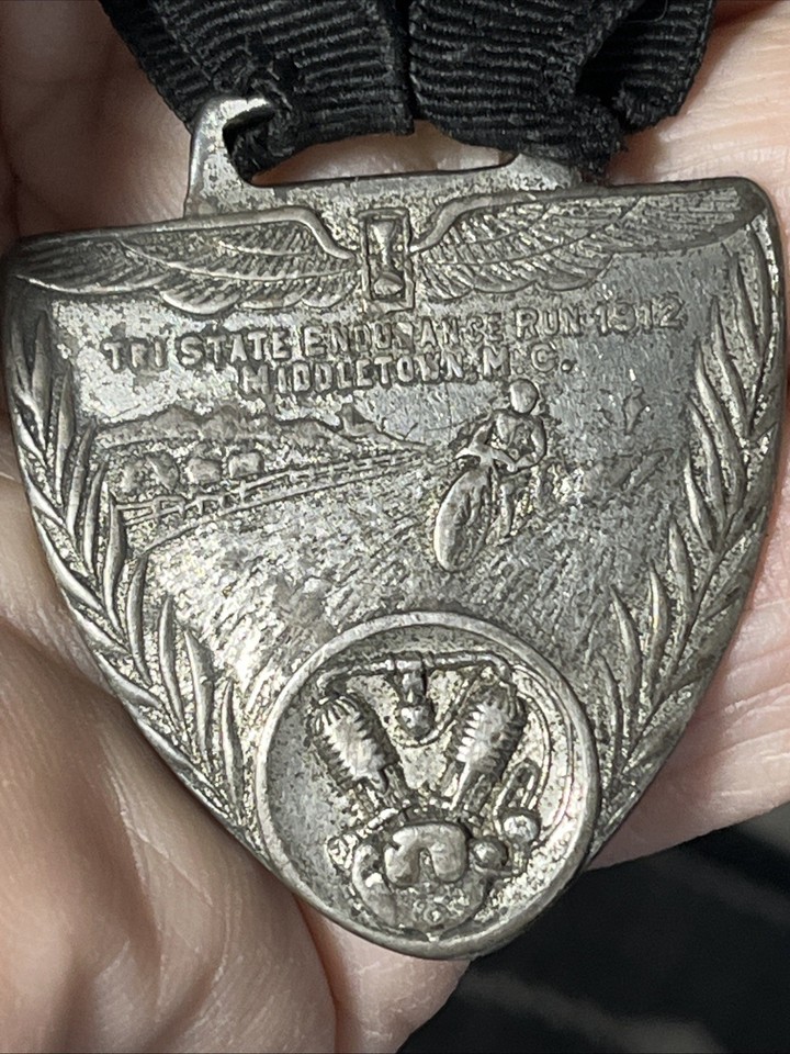RARE FLYING MERKEL MOTORCYCLE FOB 1912 Try State Run Ohio | eBay