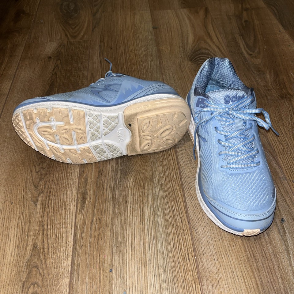 Gdefy gravity defyer Women's blue Mighty Walk womens shoes Sz 9 | eBay