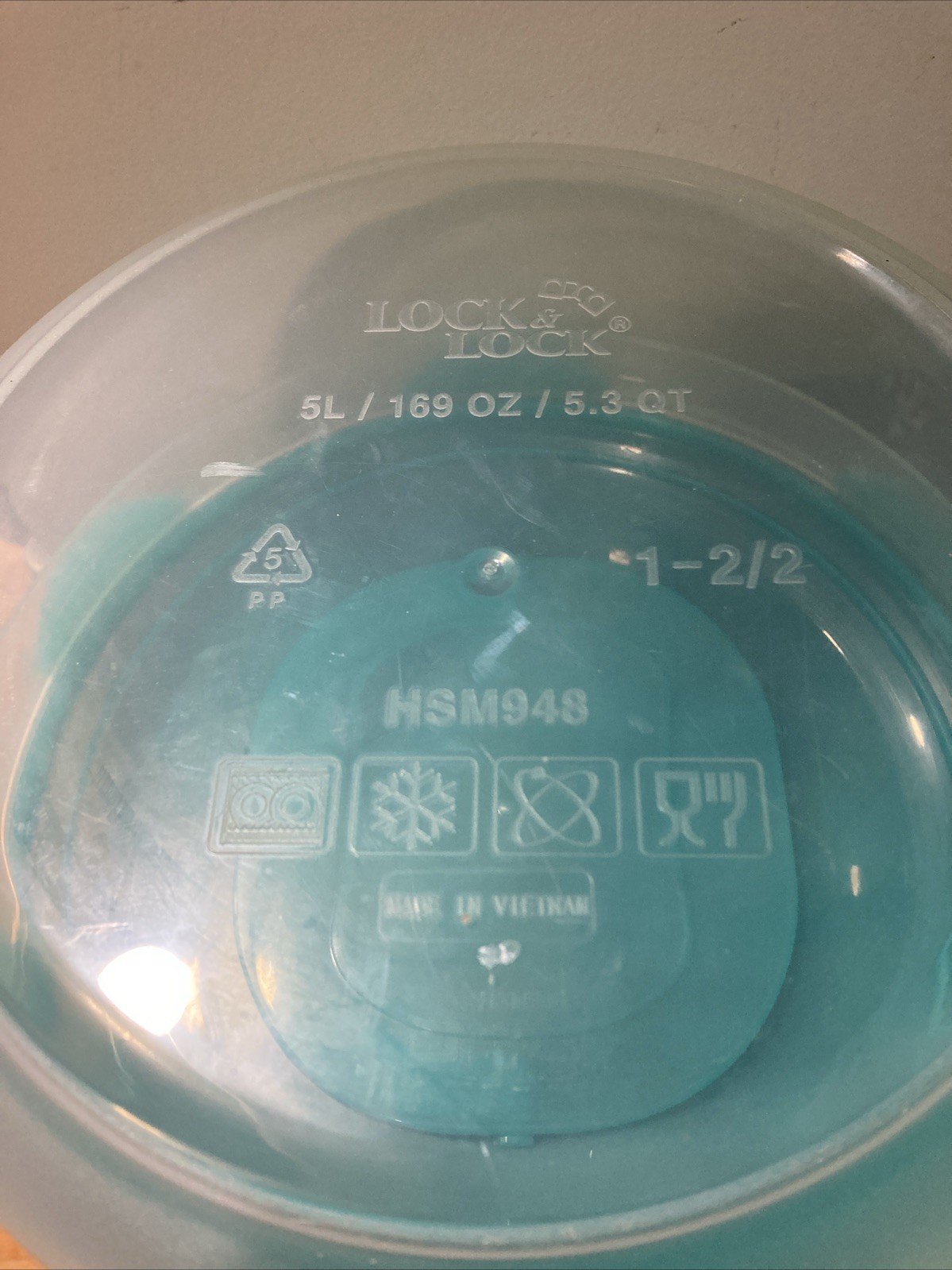 Lock N Lock - Set of 8 Round Nesting Containers With Green Lids | eBay