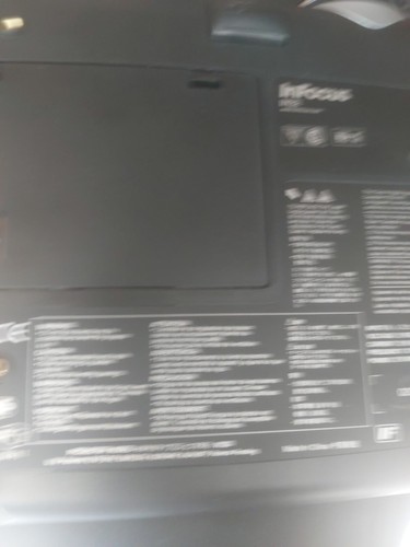 InFocus IN32 Portable Projector Model W320 DLP with Case-excellent ...