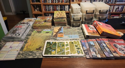 Advanced Squad Leader Lot. Many modules, partly punched or completely ...