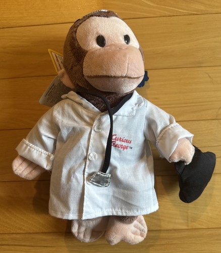 Curious George Doctor 2019 Bean-Bag Stuffed Plush 11" by Applause New ...