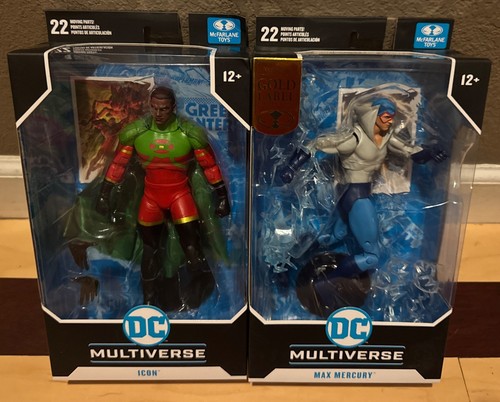 MCFARLANE TOYS - DC MULTIVERSE: ICON & MAX MERCURY (NEW/SEALED) | eBay