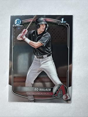 2025 Bowman Bo Walker BCP-92 Arizona Diamondbacks Chrome Prospects | eBay