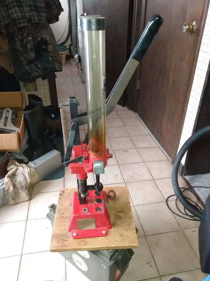 20 gauge pacific 155 shotshell loader with shot & powder bottles, ready ...