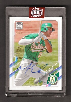 MATT OLSON 2023 Topps Archives #/51 Signature Series ON CARD Auto ⭐ ...