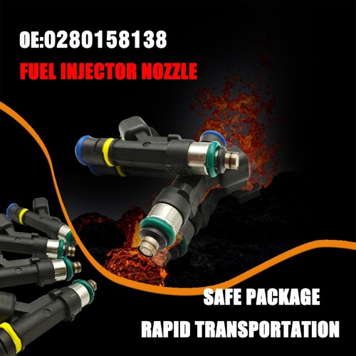 0280158138 Set Of 8 Matched BOSCH Fuel Injectors for 2007-2009 Ford F ...