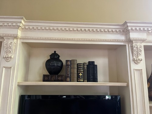 Handmade Handpainted Columns and Decorative Wall/Entertainment Unit ...