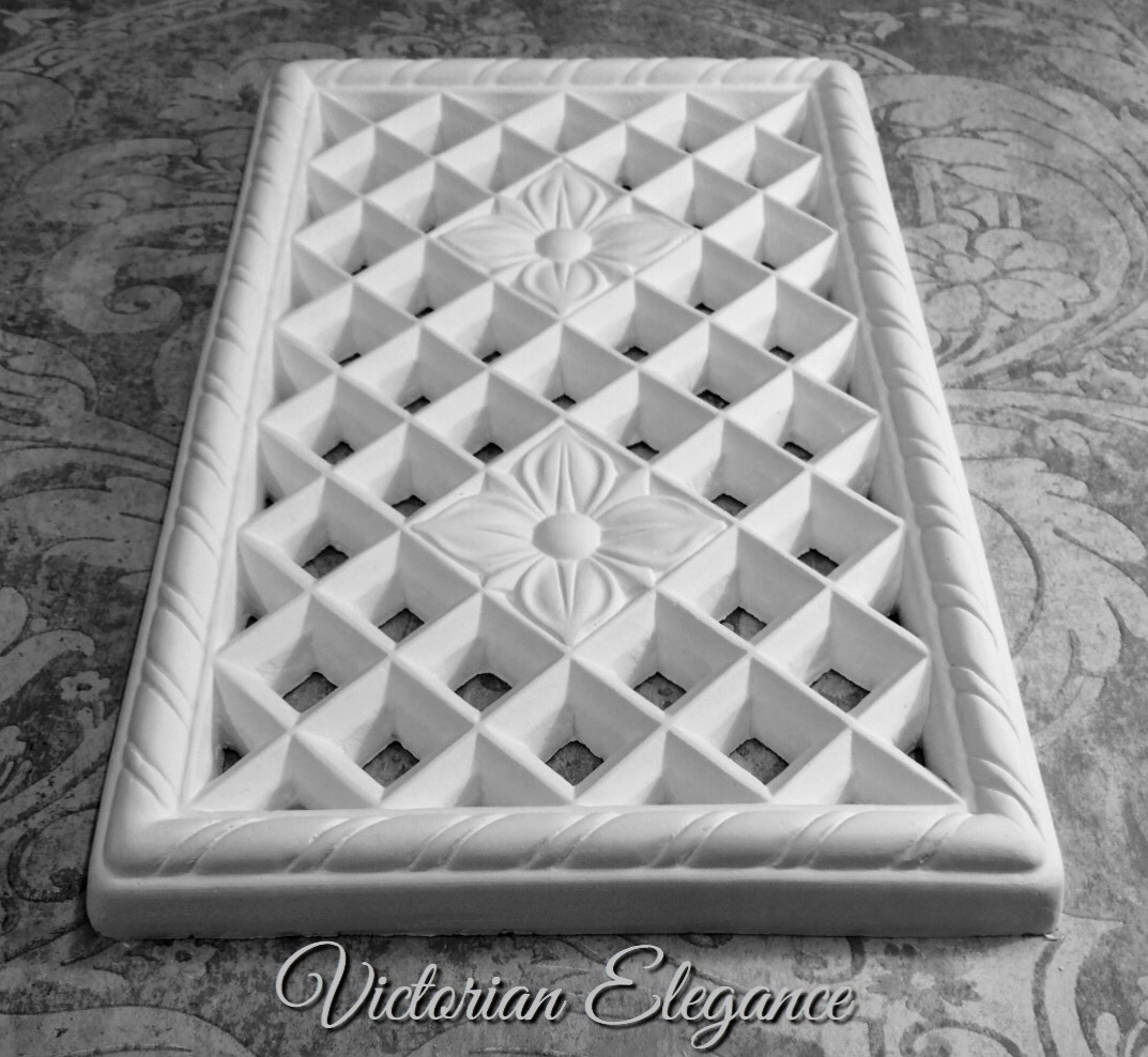 Handmade Plaster Air Vent Cover - 350mm x 210mm (Mesh Included ) | eBay UK