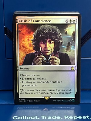 MTG Dr. Who Crisis of Conscience Foil Rare NM/M WHO | eBay