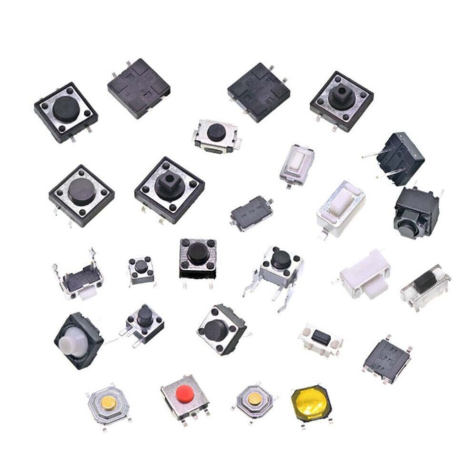 SPST Small Mini Miniature Tactile Push Switch SMD PCB DIP Many Styles ...
