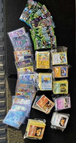 Pokemon TCG Bulk Of 879 Card Hits, Holos, Unopened Packs, Rares Common ...