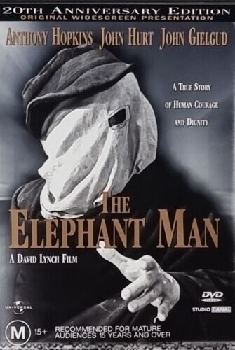 The Elephant Man DVD - 20th Anniversary (Region 4, 2001) True Story ...