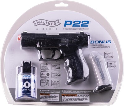 Walther P22 6mm BB Pistol Airsoft Gun | eBay