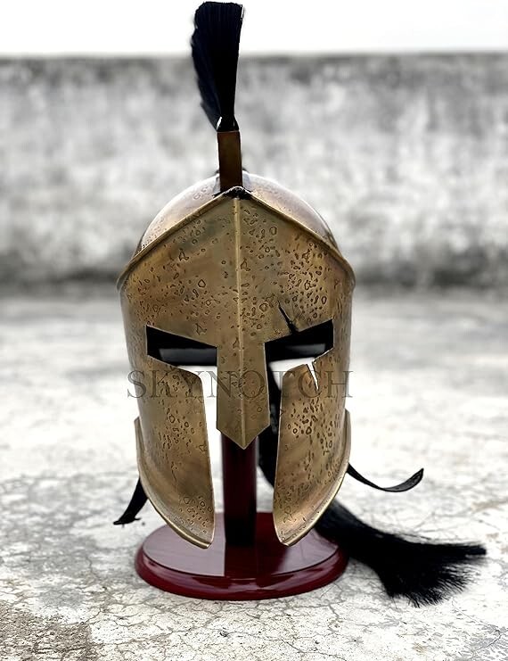 Leonidas Helmet Cheap Black King Leonidas Spartan Helmet, 300 Movie